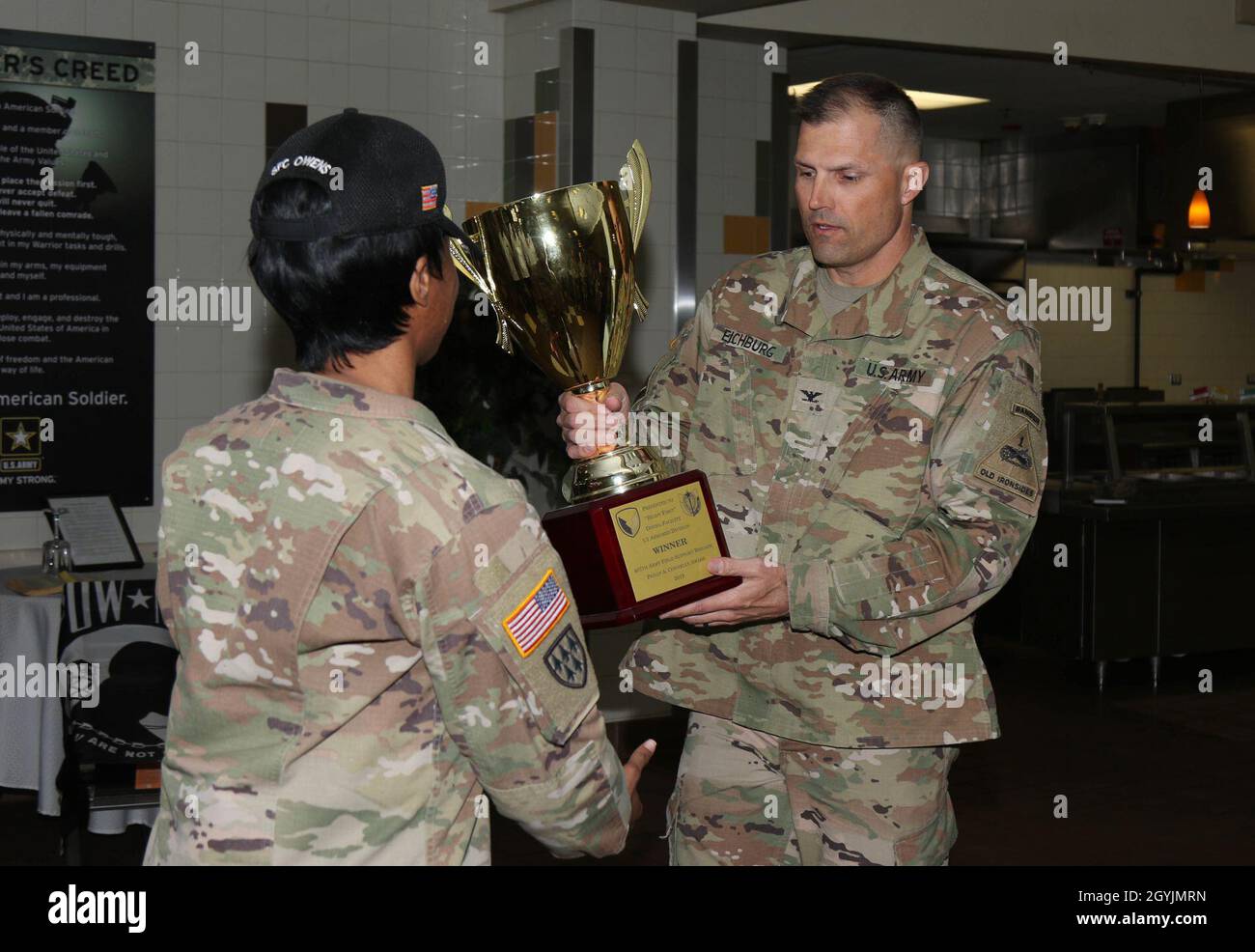 Col. Matt Eichburg, acting senior commander for the 1st Armored ...