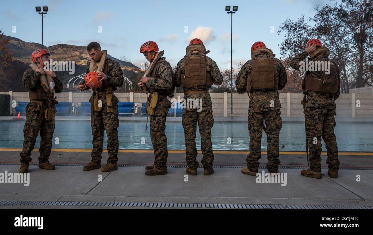 U.S. Marines with Assault Amphibian School, Training Command, put on ...