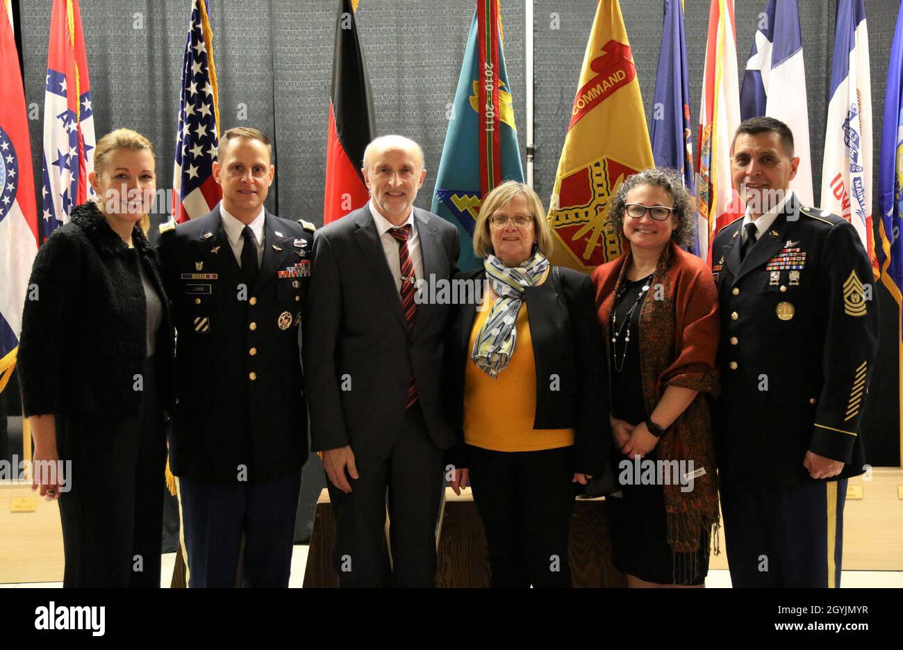 (left to right) LTC Phillip Lamb and his wife, Hohenfels mayor ...