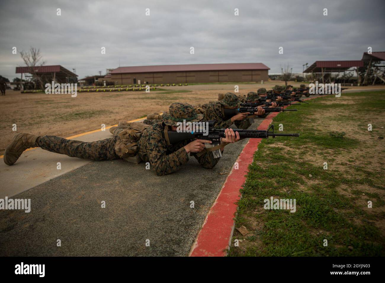 Prone shooting training hi-res stock photography and images - Alamy