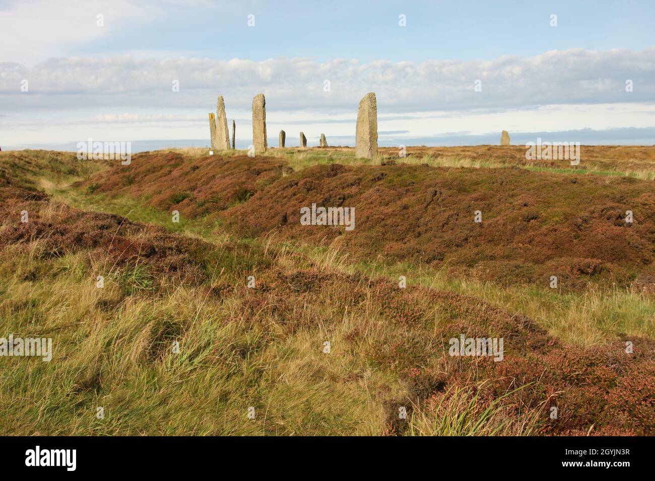 Ring of Brodgar, Neolithic stone henge, Orkney, Scotland, UK Stock ...
