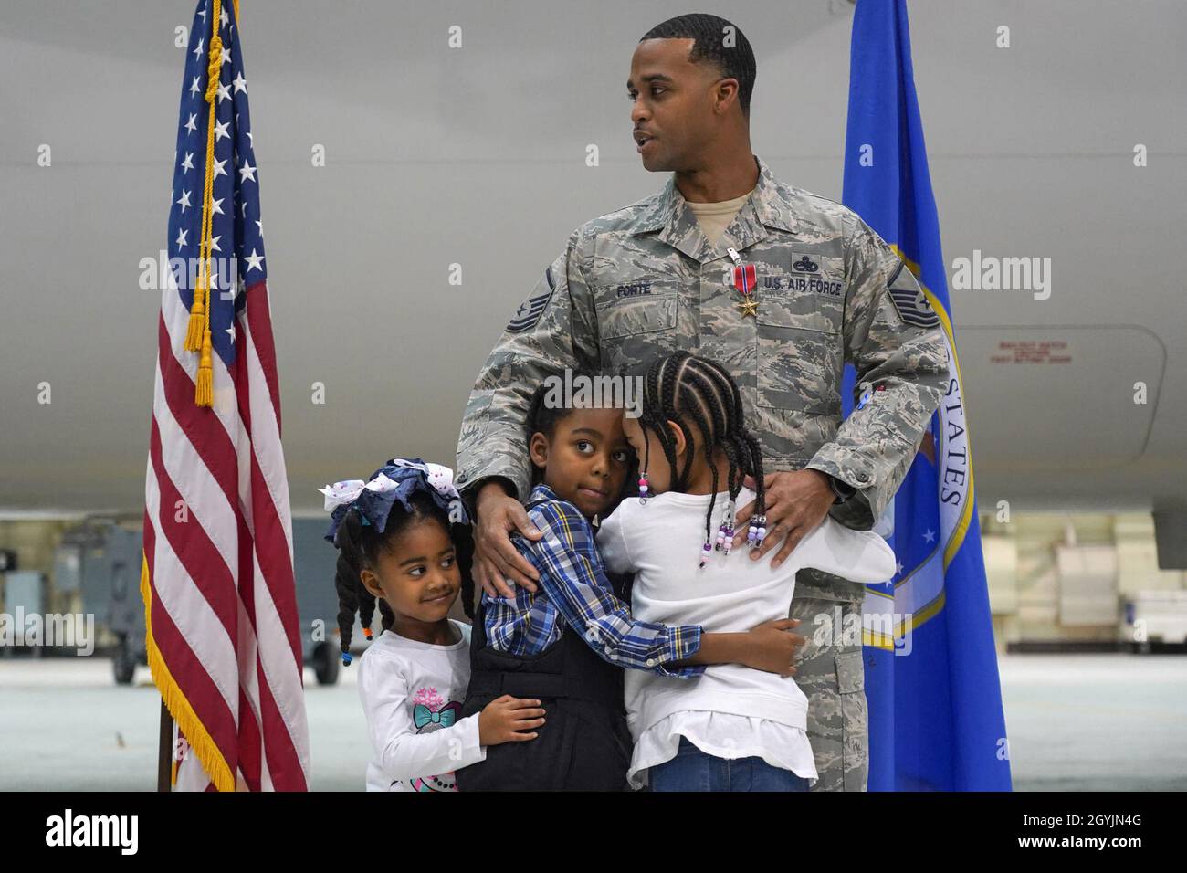 Air Force Master Sgt. Jehu Forte, assigned to the 703rd Aircraft ...