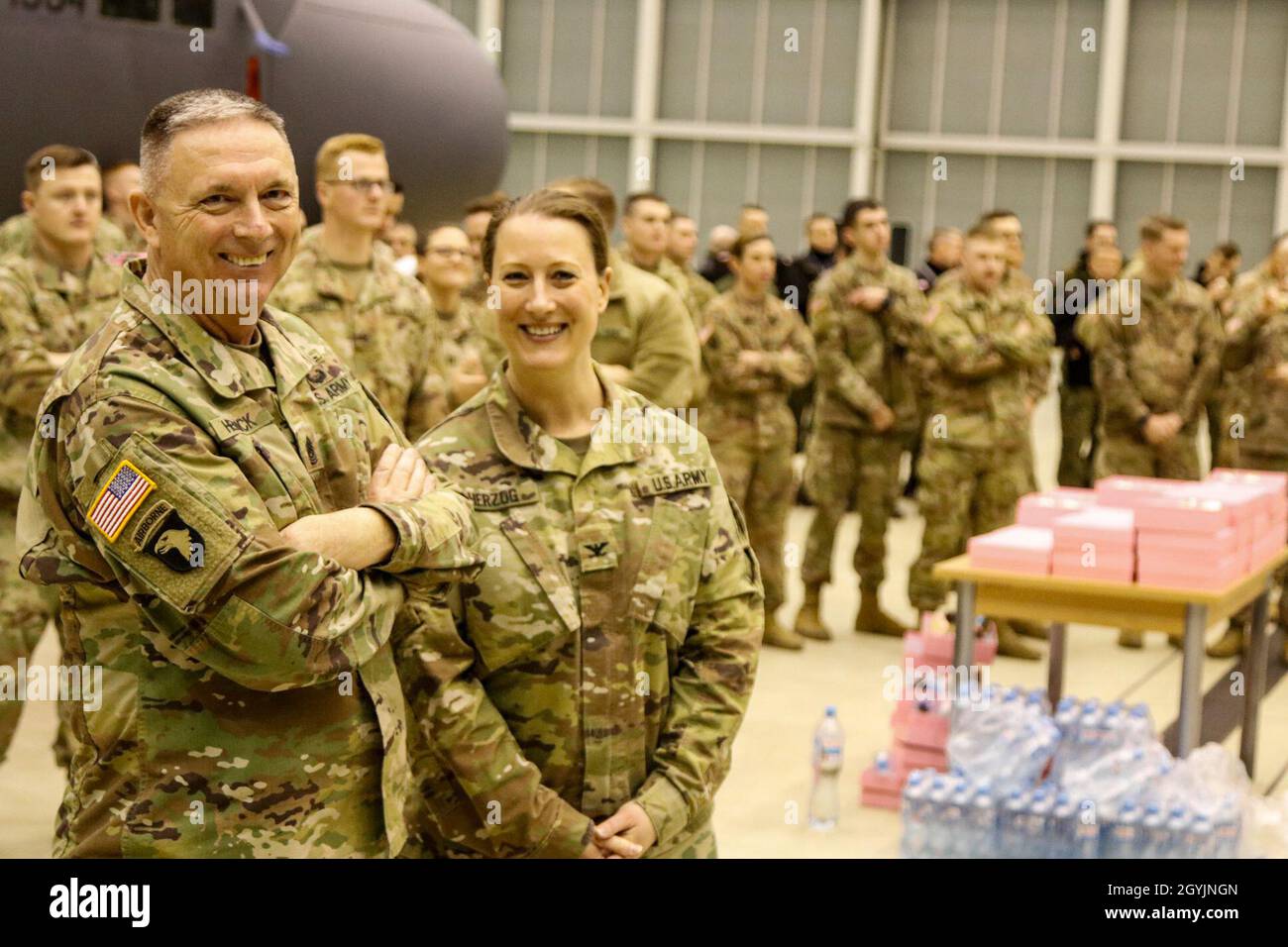 Command Sgt. Maj. Duane Hedrick, 652nd Regional Support Group command ...