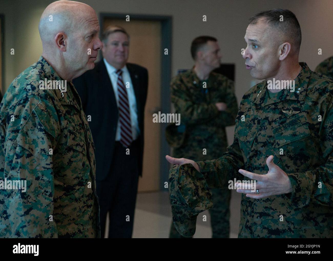 Maj. Gen. Mathew G. Glavy, commander of Marine Corps Forces Cyberspace ...