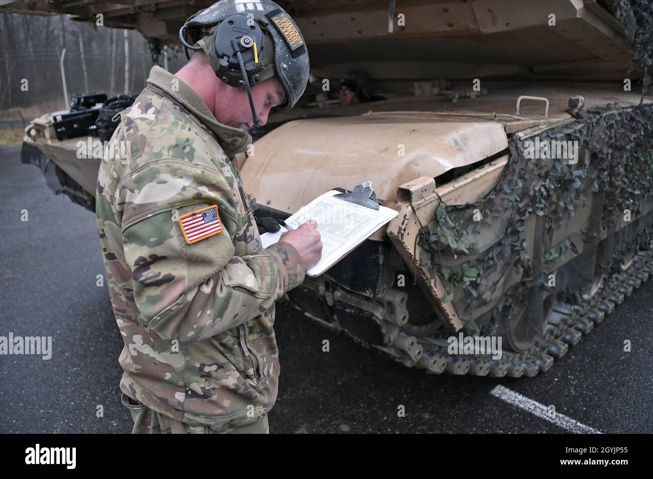 U.S. Army Sgt. Dalton Stewart with 1st Battalion, 8th Cavalry Regiment ...