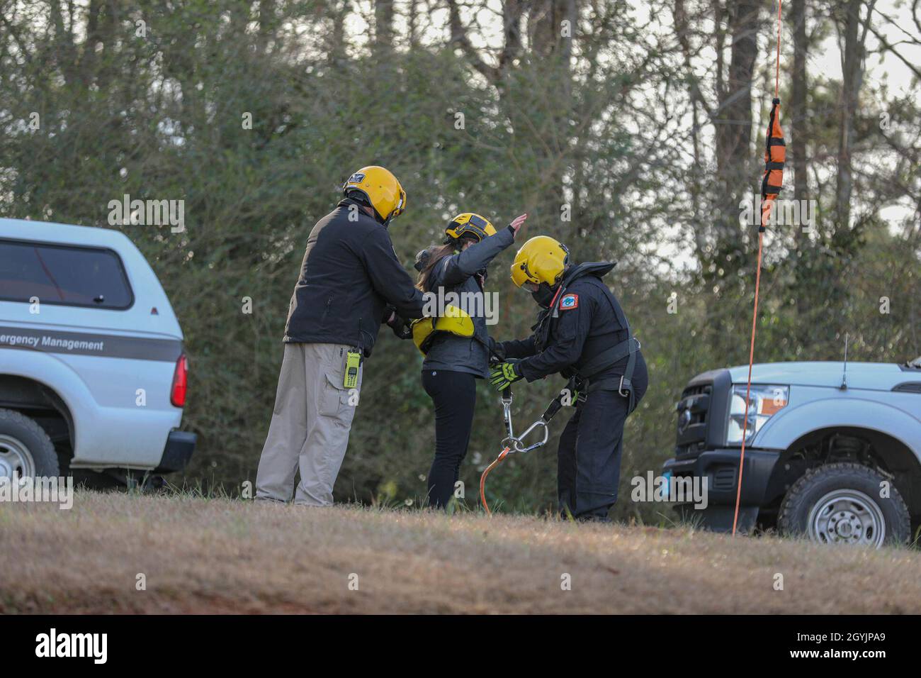 North Carolina Helicopter Aquatic Rescue Team (NCHART) technicians ...