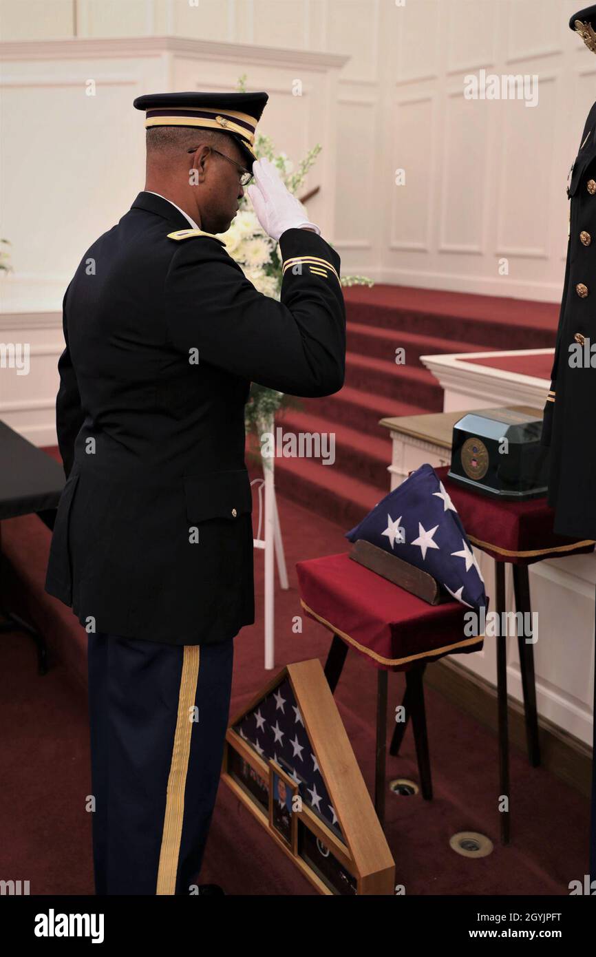 Col. Efrem Slaughter, the 352nd Civil Affairs Command deputy commanding ...