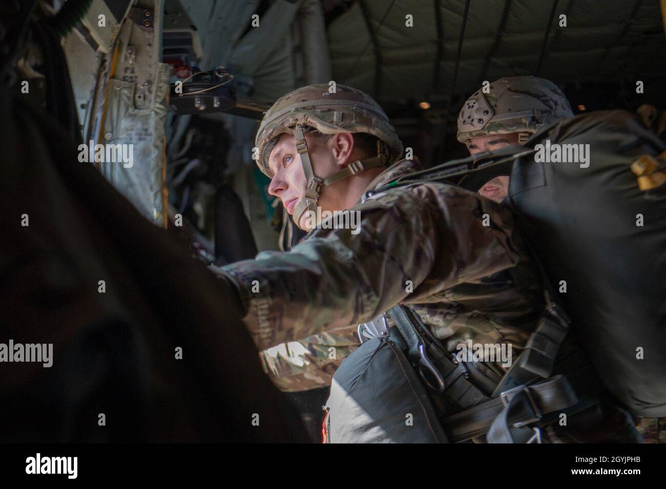JGSDF soldiers with the 1st Airborne Brigade, U.S. Army Reserve Alaska ...
