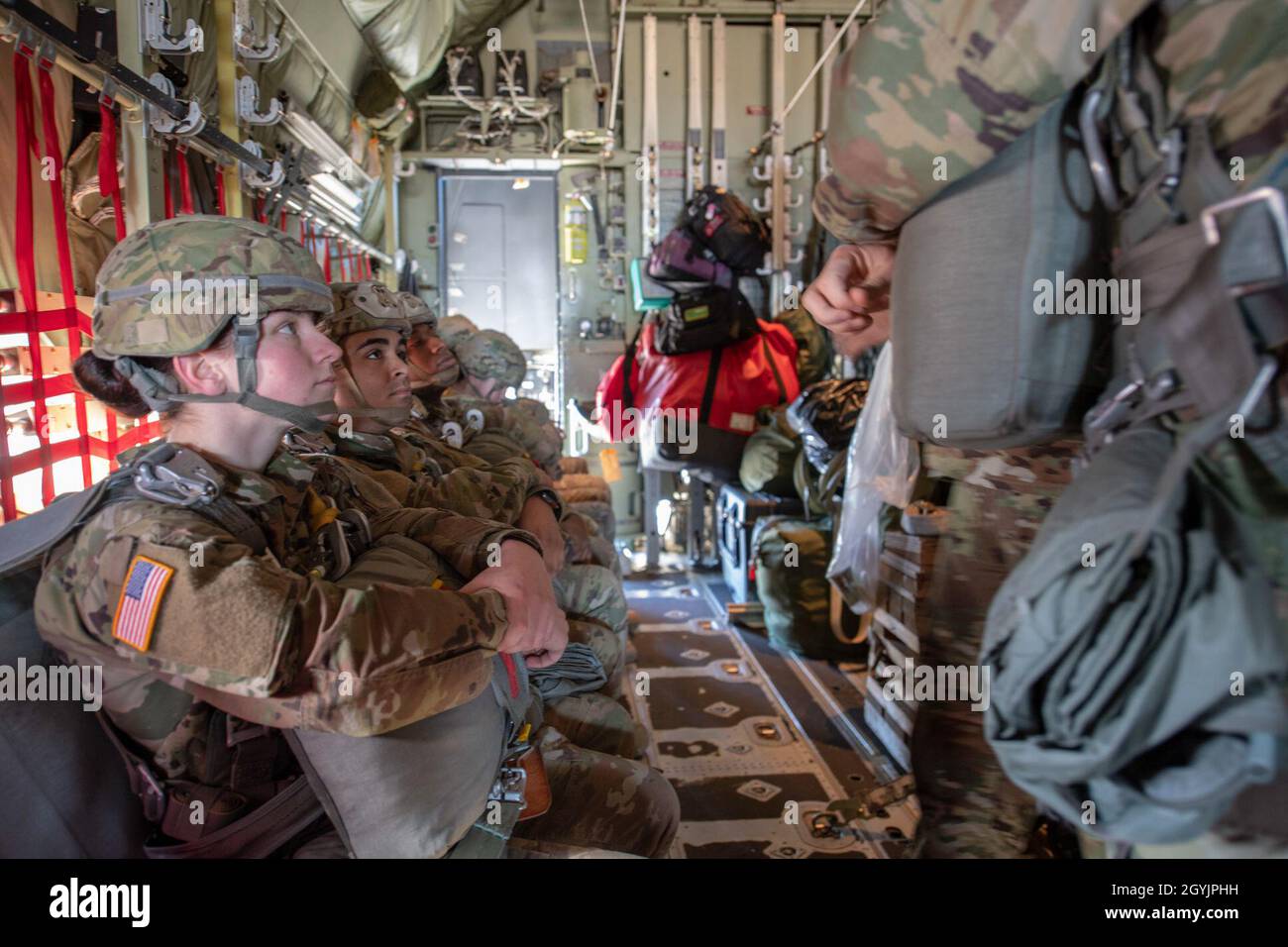 JGSDF soldiers with the 1st Airborne Brigade, U.S. Army Reserve Alaska ...