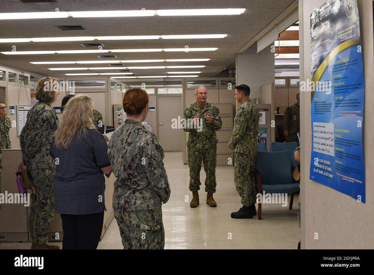 Rear Adm. Bruce Gillingham, Navy Surgeon General, meets with Navy ...