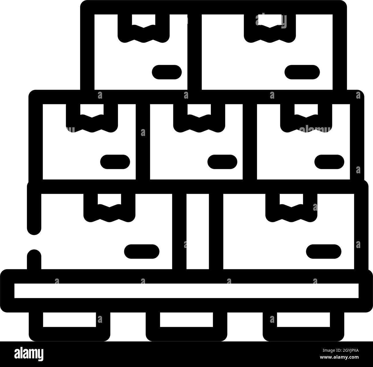 product and service line icon vector illustration Stock Vector Image ...