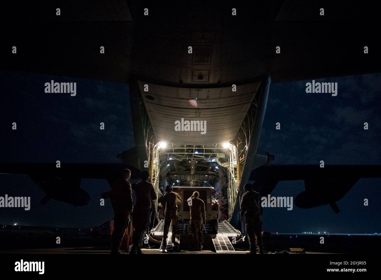 U.S. Air Force aerial porters assigned to U.S. Air Forces Central ...