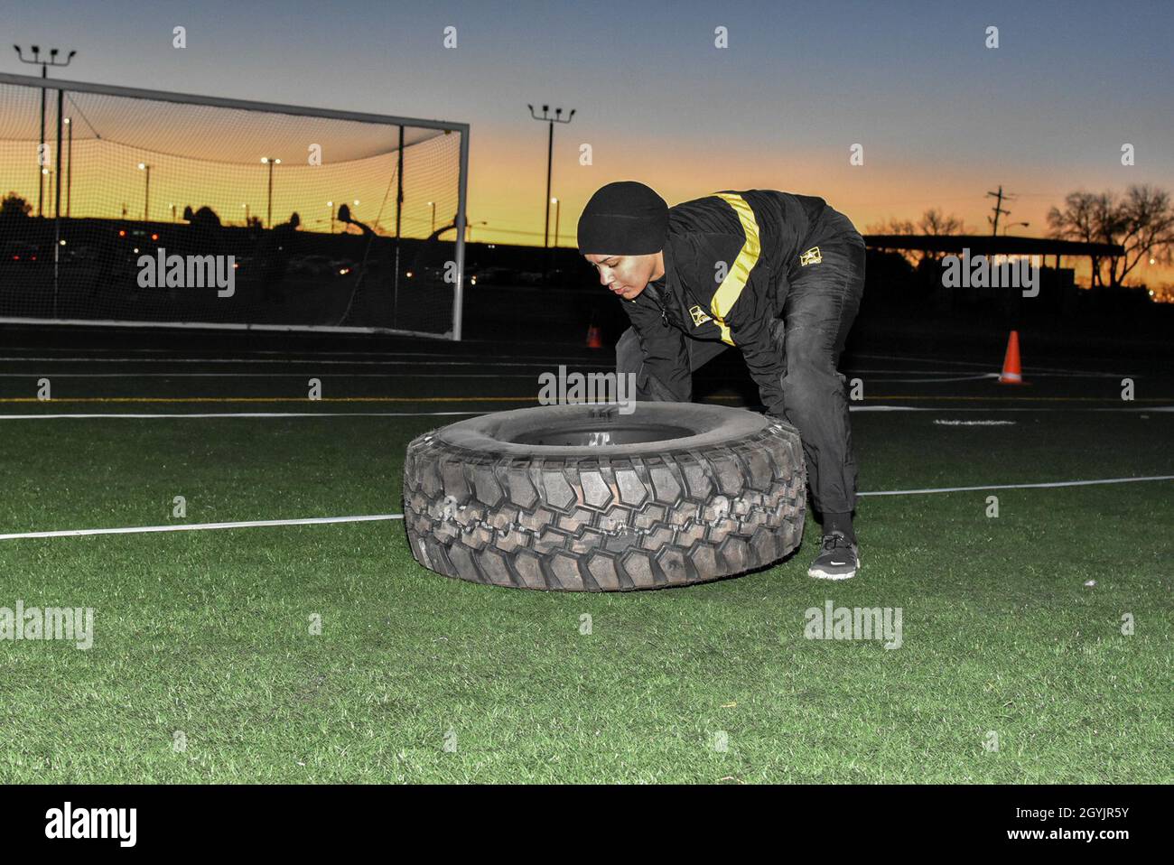 A Soldier from 32d Army Air and Missile Defense Command, Headquarters ...