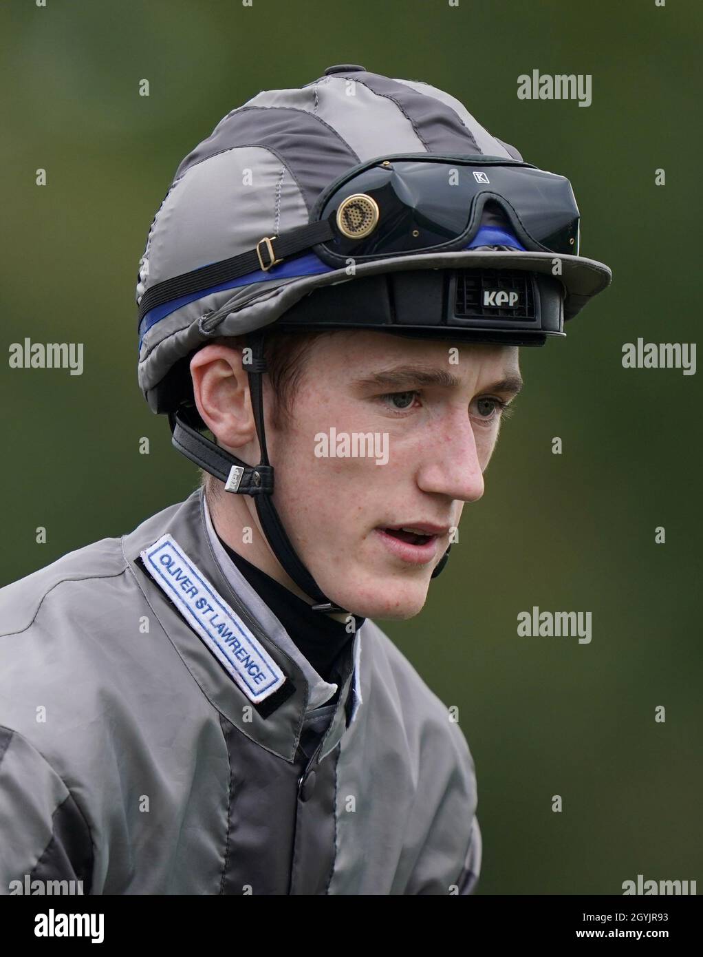 Jockey David Egan at Newmarket Racecourse. Picture date: Friday October ...