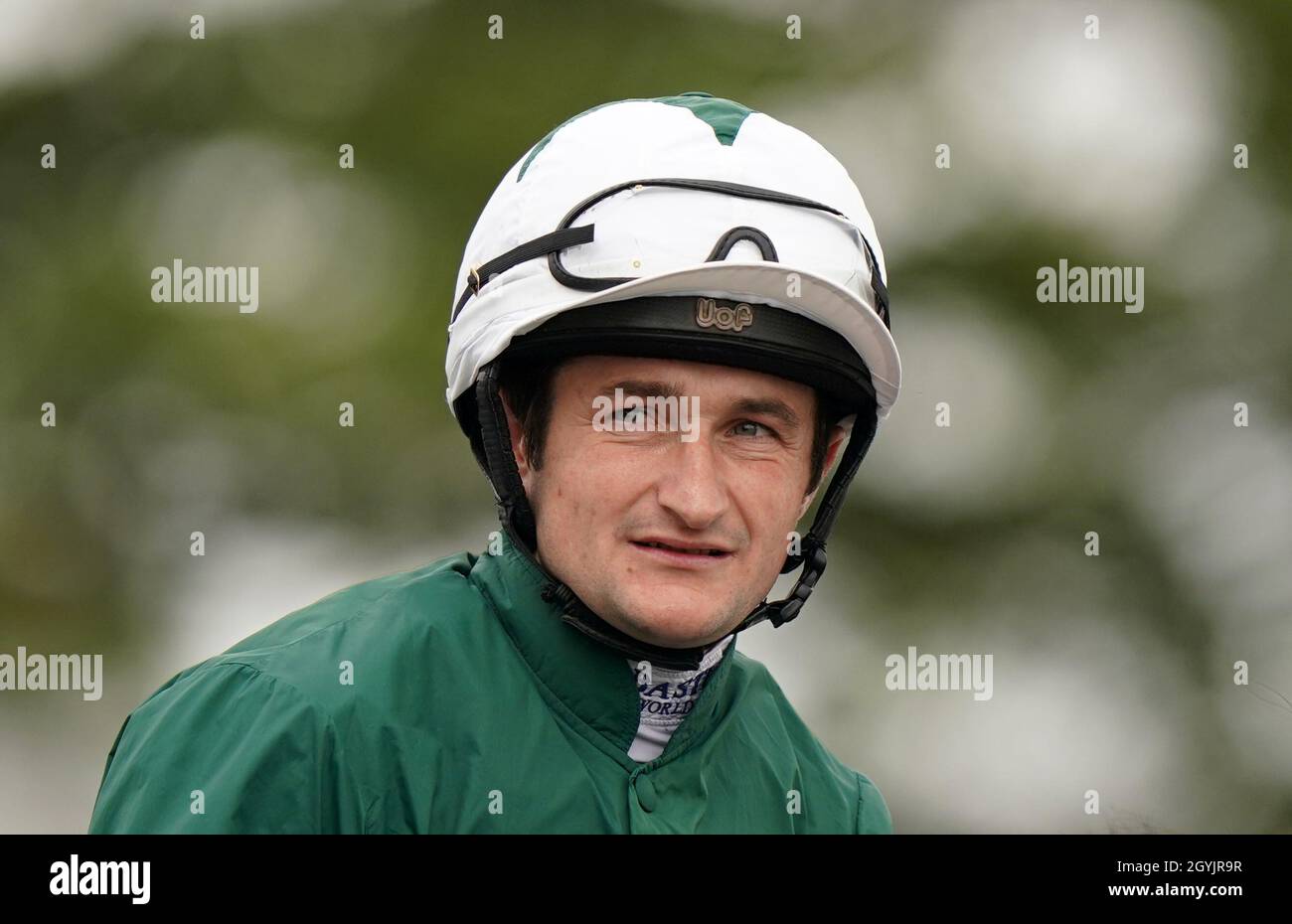 Jockey Shane Foley at Newmarket Racecourse. Picture date: Friday ...
