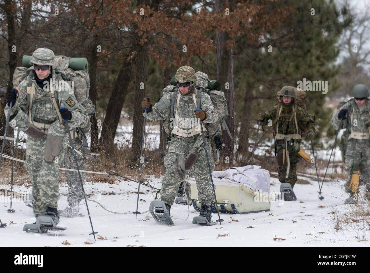 Students participate in cold weather operations class at Total Force ...