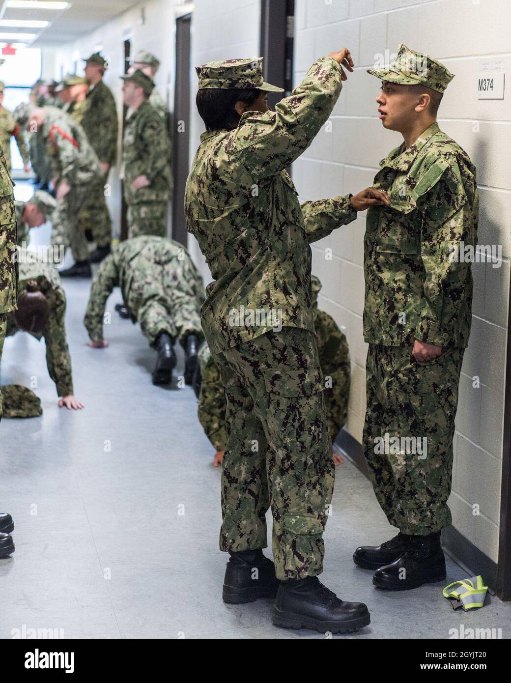 Chief Aviation Ordnanceman Lachanda E. Parker, a Recruit Division ...