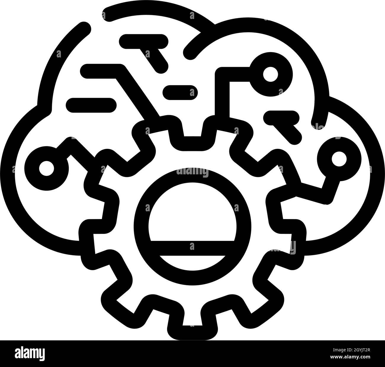 cloud data erp line icon vector illustration Stock Vector Image & Art ... cloud data erp line icon vector illustration Stock Vector Image & Art ...