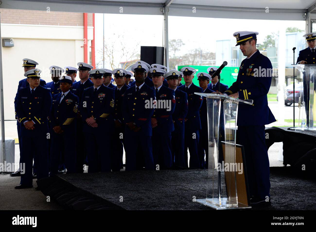 Lt. Nicholas Martin, commanding officer of the Coast Guard Cutter ...