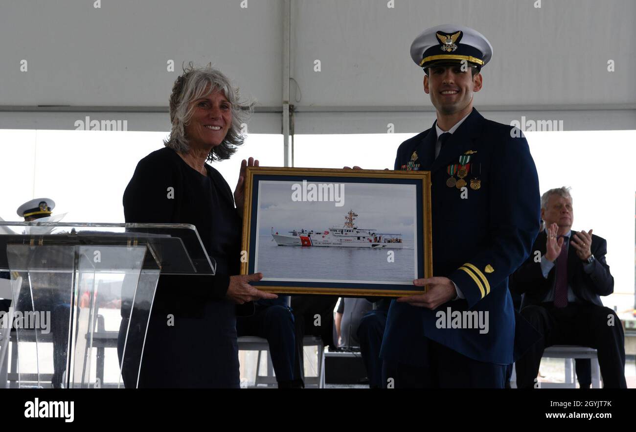 Lt. Nicholas Martin, commanding officer of the Coast Guard Cutter ...