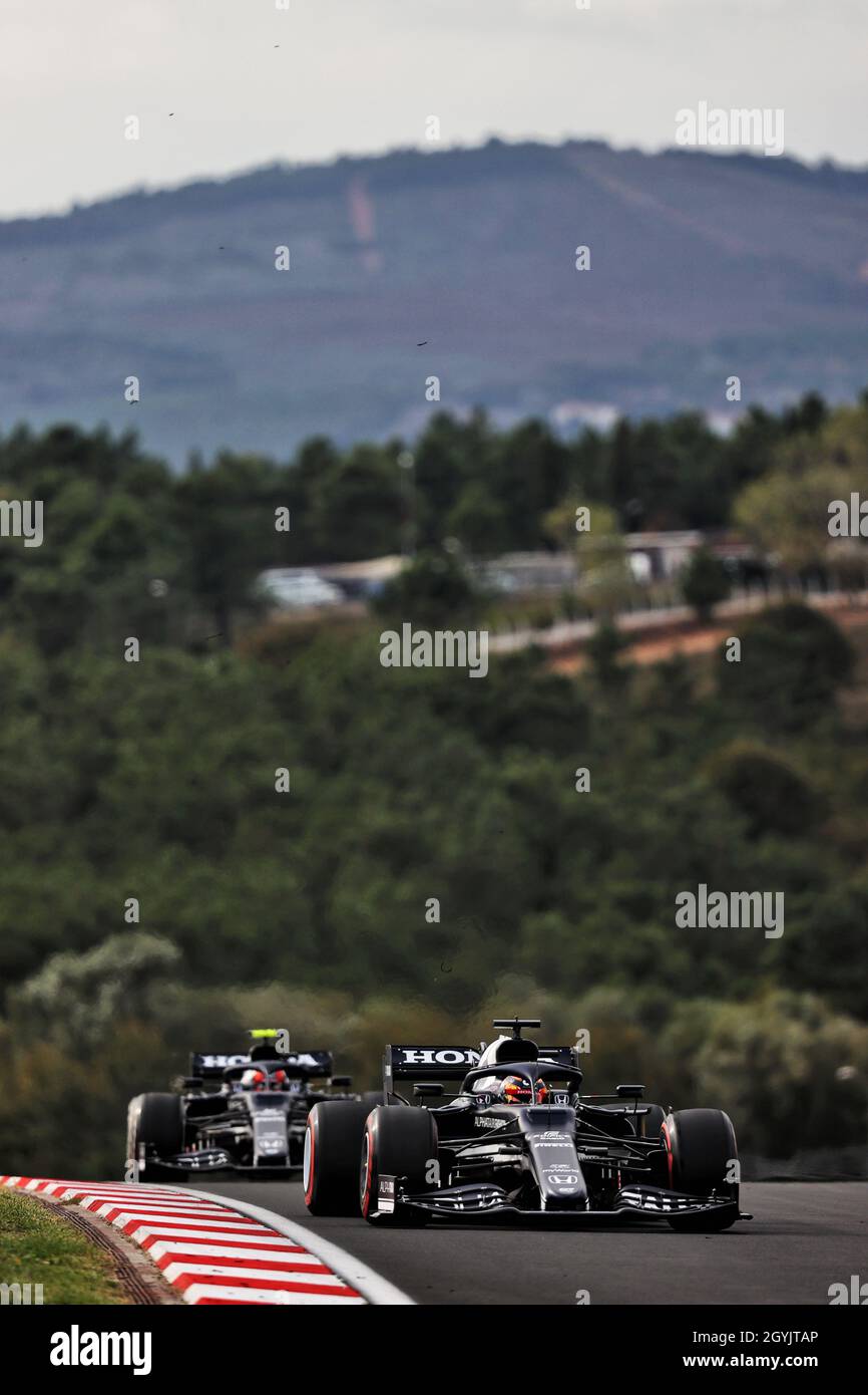 Istanbul, Turkey. 08th Oct, 2021. Yuki Tsunoda (JPN) AlphaTauri AT02 ...