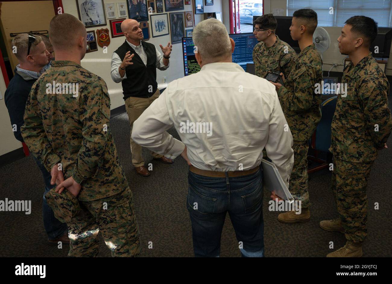 Lt. Gen. David G. Bellon, commander of Marine Forces Reserve and Marine ...