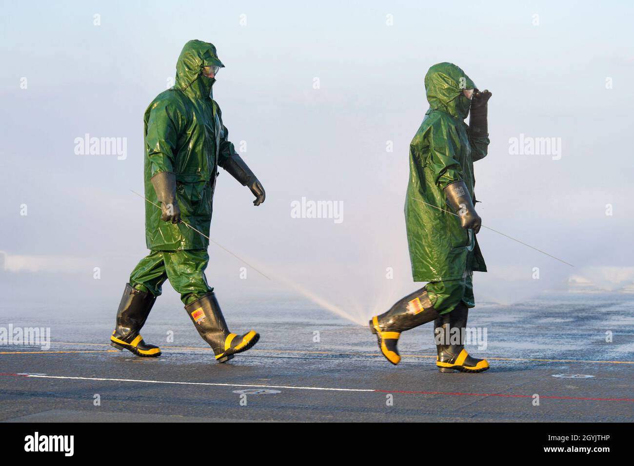 200110-N-RU810-1009 PACIFIC OCEAN (Jan. 10, 2020) Damage Controlman 3rd ...