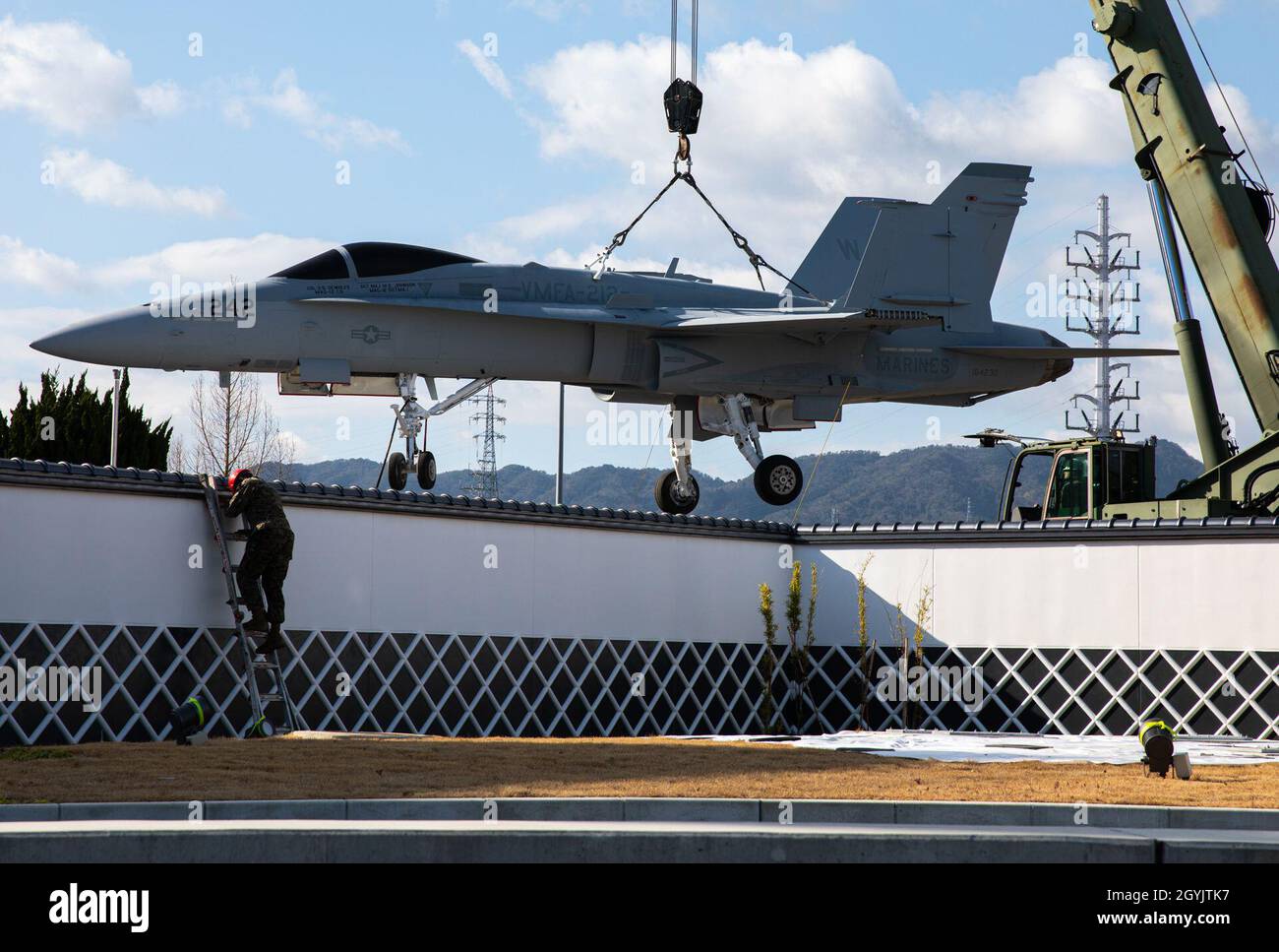 U.S. Marines with Marine All-Weather Attack Squadron (VMFA) 242, Marine ...