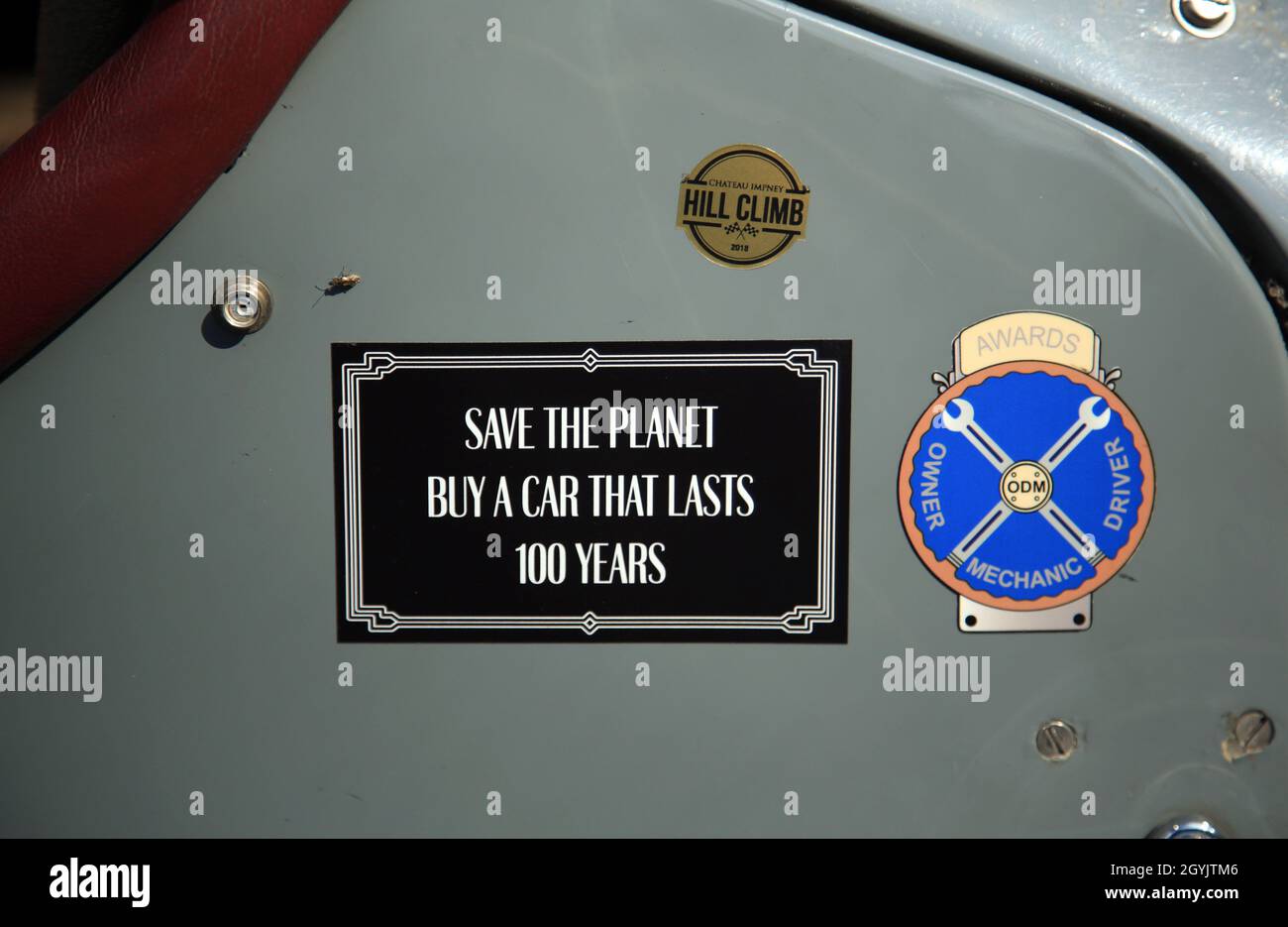 Environmental car sticker hi-res stock photography and images - Alamy