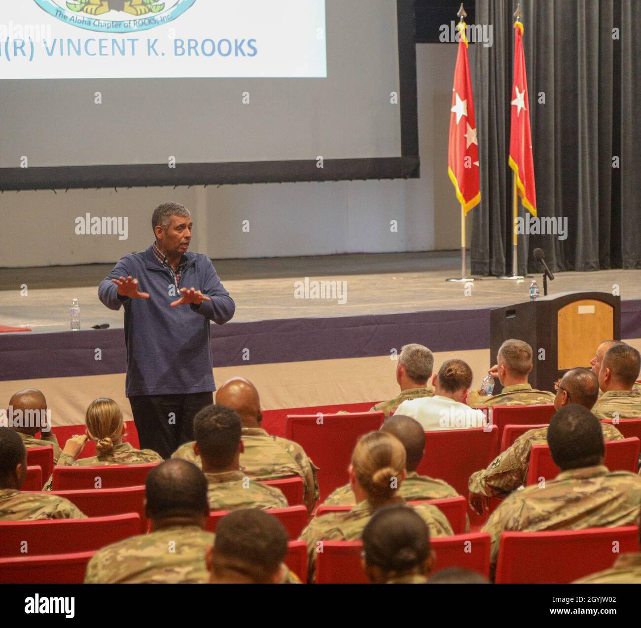 General (R) Vincent K. Brooks took the time out of his busy schedule to ...