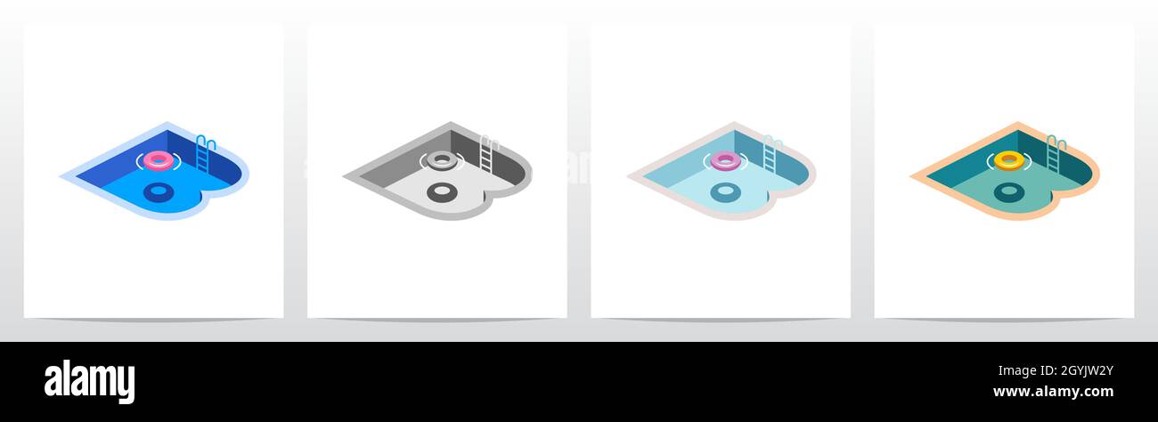 Swimming Pool Letter Logo Design B Stock Vector Image & Art - Alamy