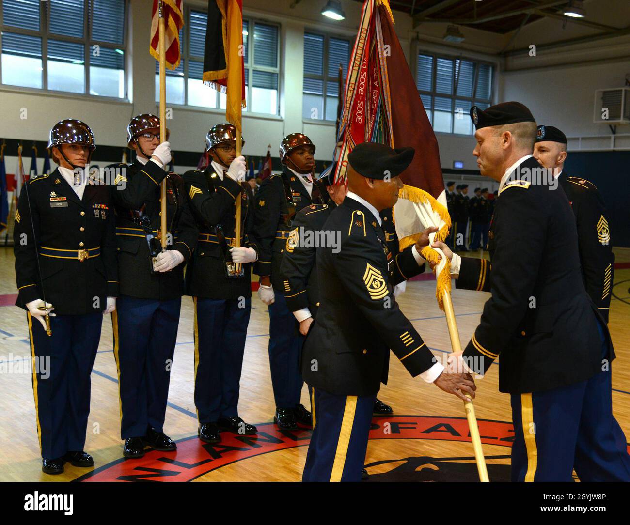 Col. Jason S. Wieman, commander, 30th Medical Brigade passes the ...