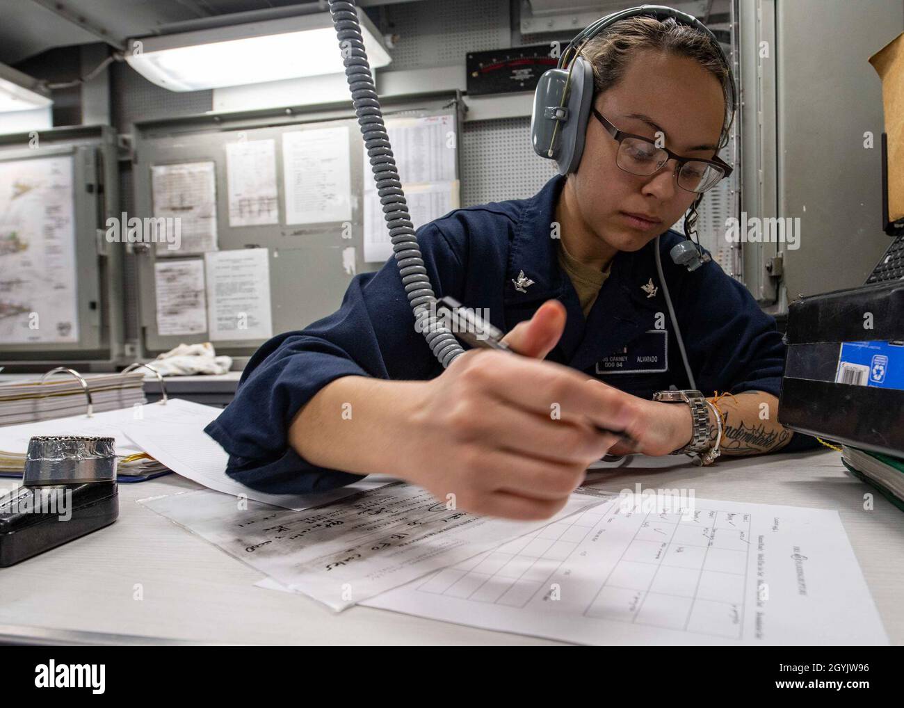 200110-N-TI693-1124 MEDITERRANEAN SEA (Jan. 10, 2020) - Yeoman 3rd ...