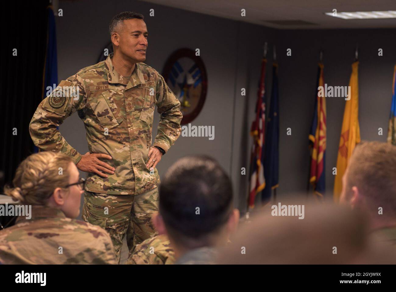 U.S. Air Force Chief Master Sgt. Terrence Greene, Air Mobility Command ...