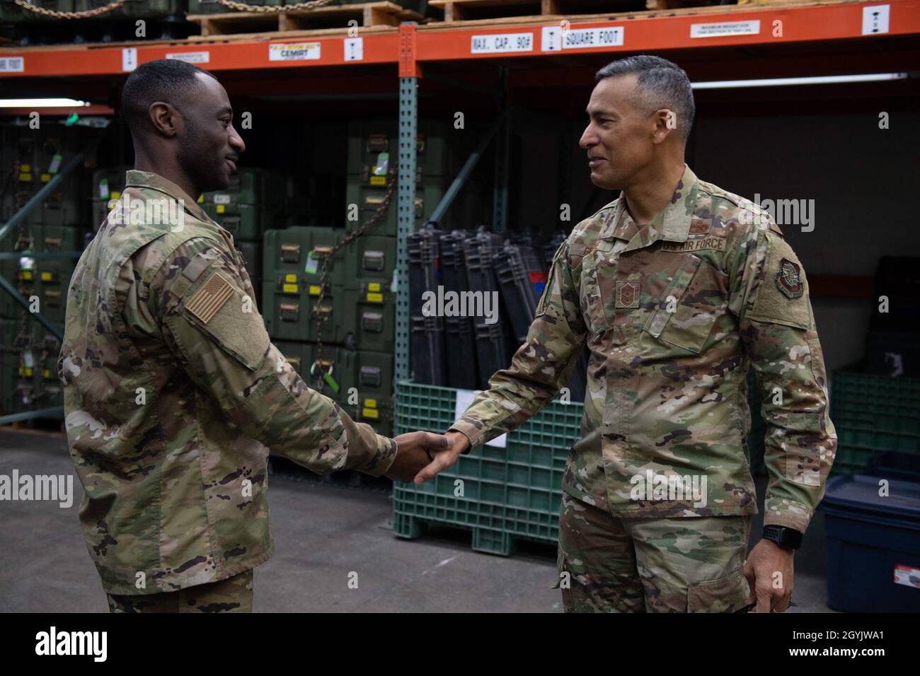 U.S. Air Force Chief Master Sgt. Terrence Greene, Air Mobility Command ...