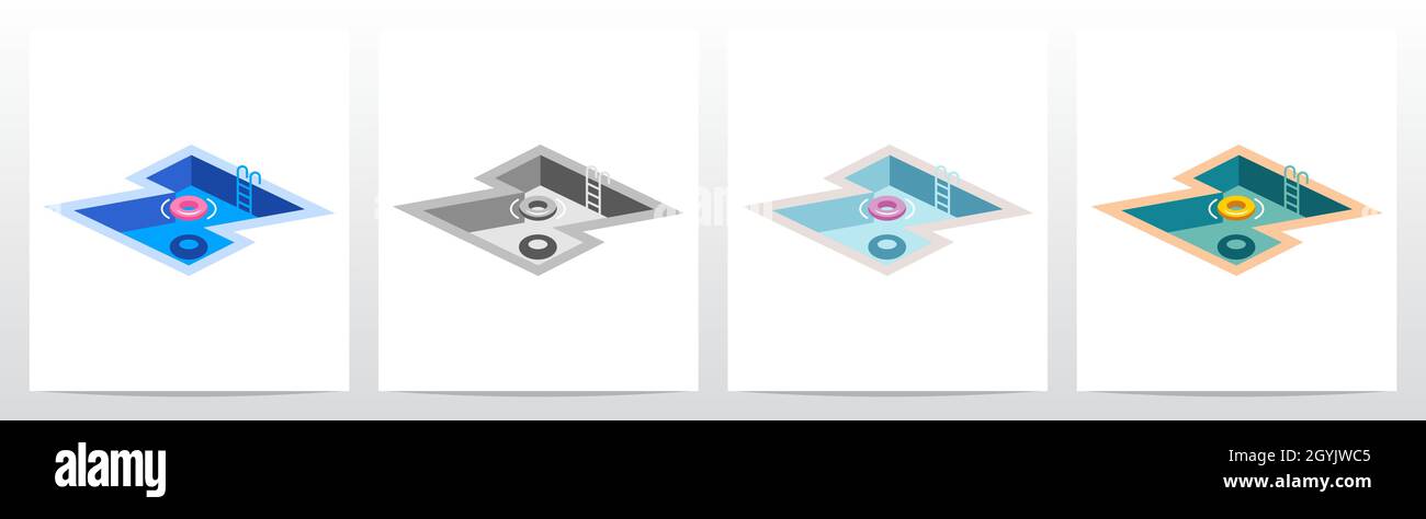 Swimming Pool Letter Logo Design Z Stock Vector Image & Art - Alamy