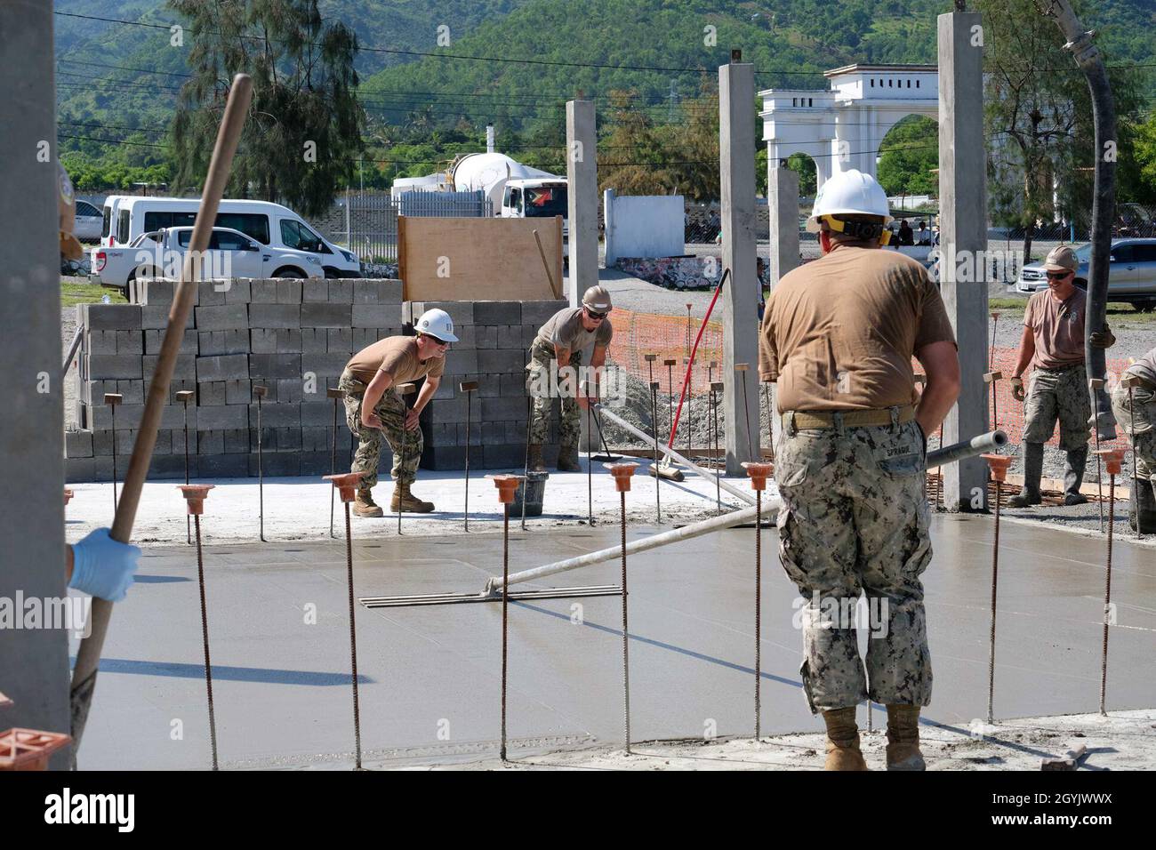 200107-N-CD254-1530 DILI, Timor-Leste (Jan. 7, 2020) U.S. Navy Seabees ...