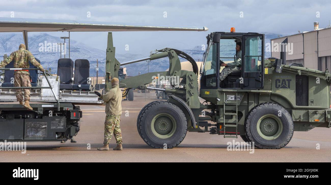 Airmen from the 49th Logistics Readiness Squadron Deployment and ...