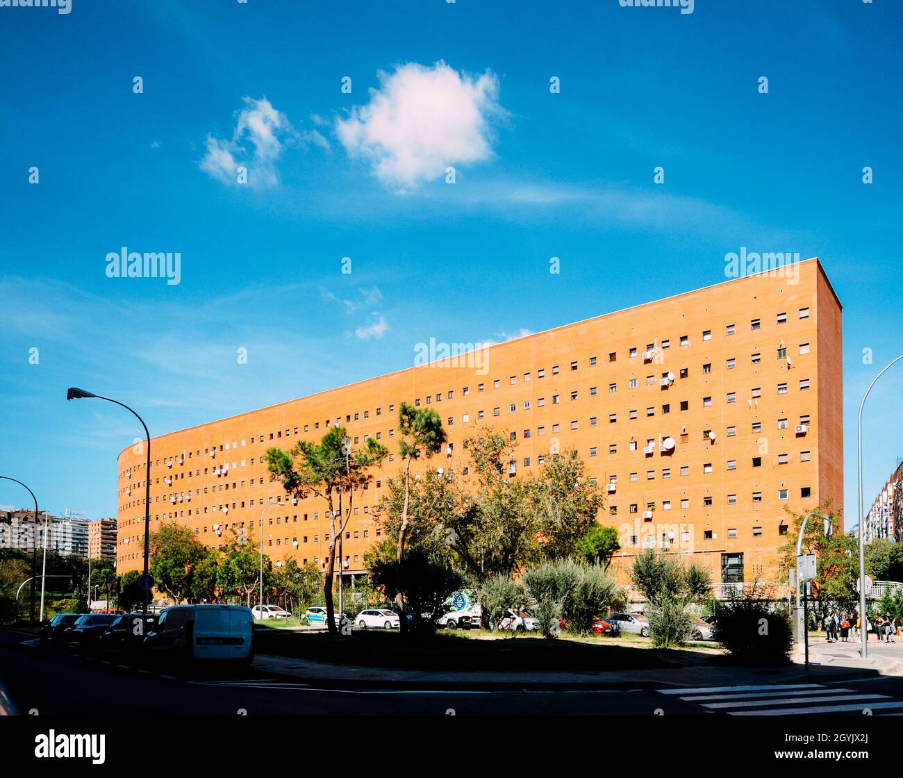 “El Ruedo” by Architect Francisco Javier Sáenz de Oiza is used as a ...