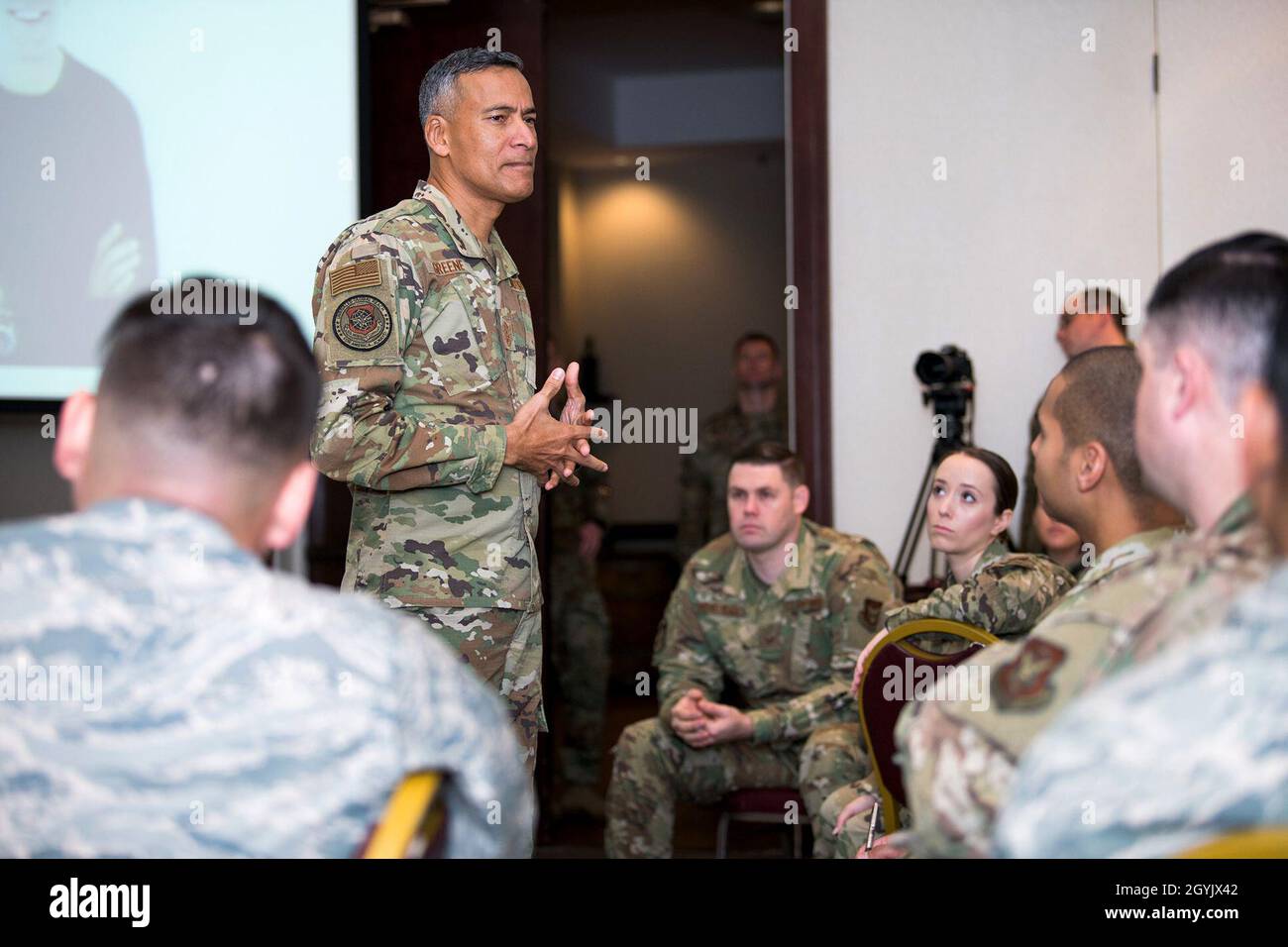 Chief Master Sgt. Terrence Greene, Command Chief, Air Mobility Command ...