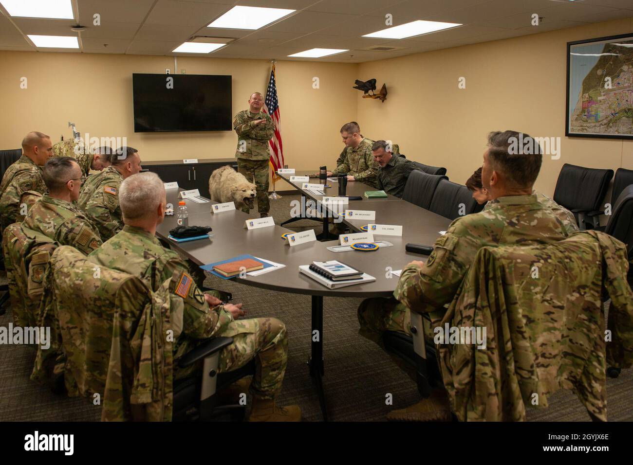 U.S. Air Force Lt. Col. Richard Zeigler, 673d Security Forces Squadron ...