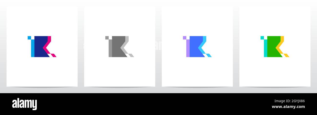 Merge Overlay Letter Logo Design R Stock Vector Image & Art - Alamy