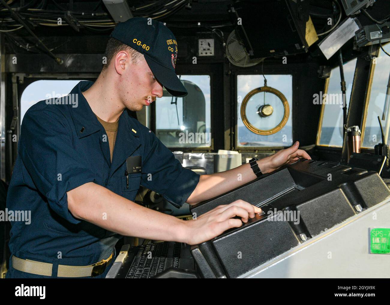 200110-N-PC620-0003 ARABIAN SEA (Jan. 10, 2020) Ensign Gregg Wheeler ...