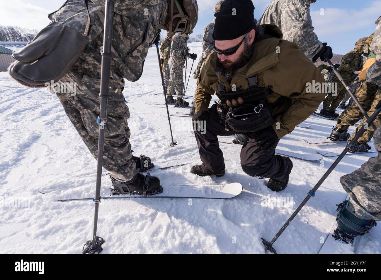 Students participate in cold weather operations class at Total Force ...