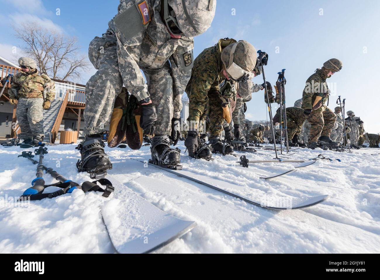 Students participate in cold weather operations class at Total Force ...
