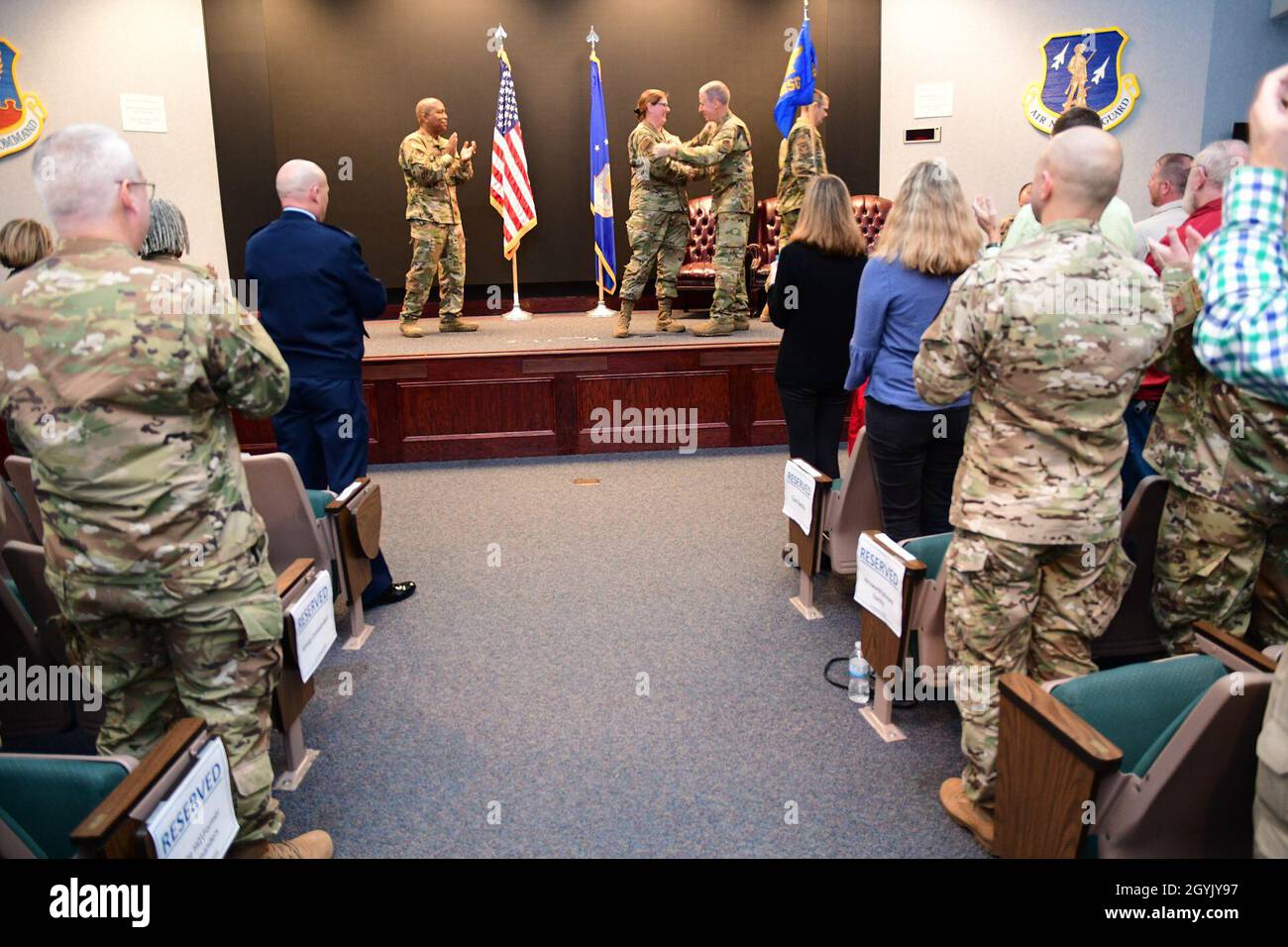 U.S. Air Force Col. Kimberly Ainsworth relieved Col. Jonathan Cox as ...