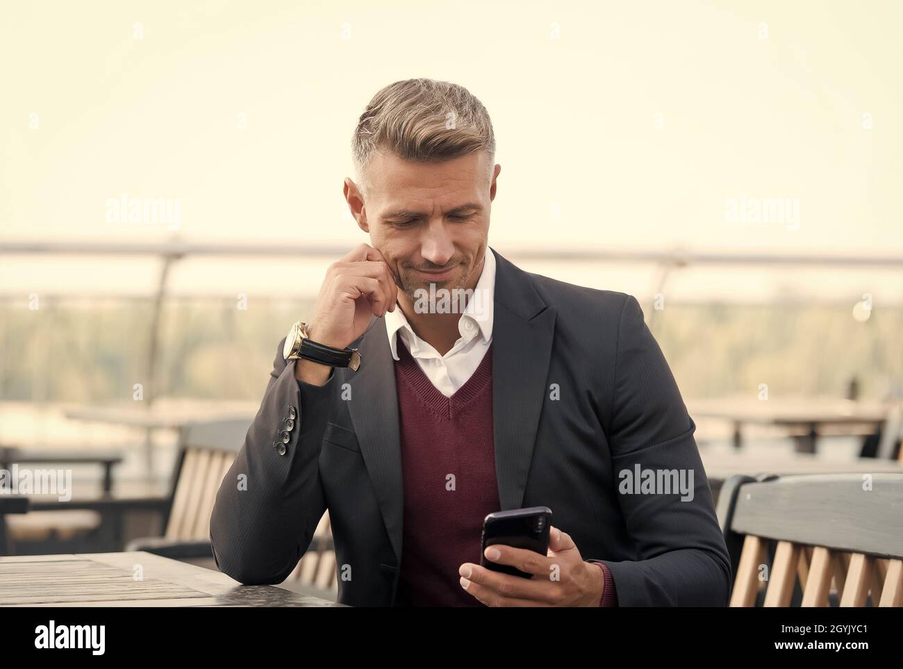 Internet connection. Useful application. Business communication. Send ...