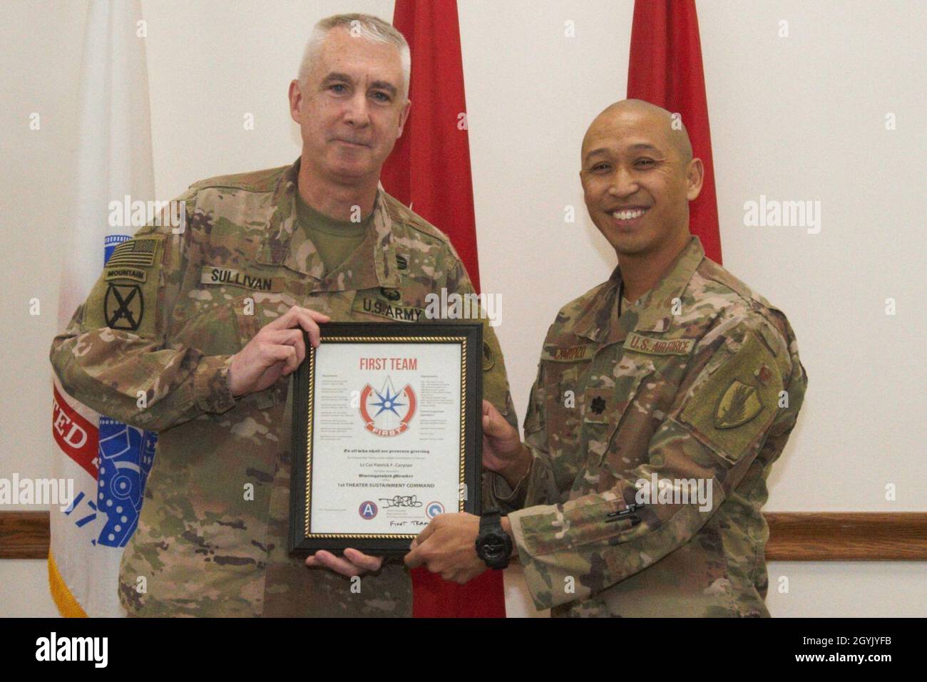 U.S. Air Force Lt. Col. Patrick F. Carpizo, deputy chief of current ...