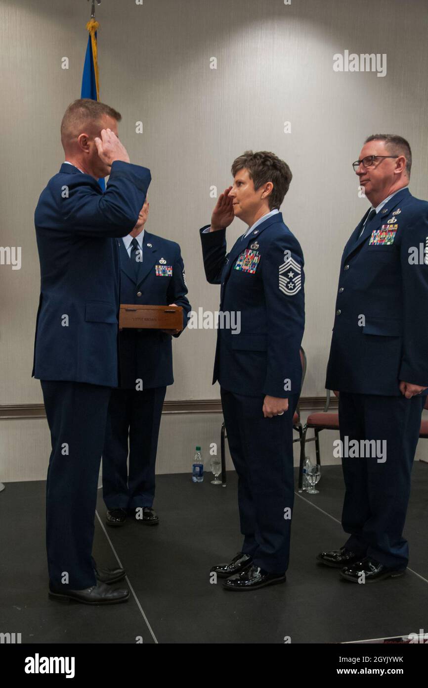 U.S. Air Force Chief Master Sgt. Heidi Bunker was appointed to the ...