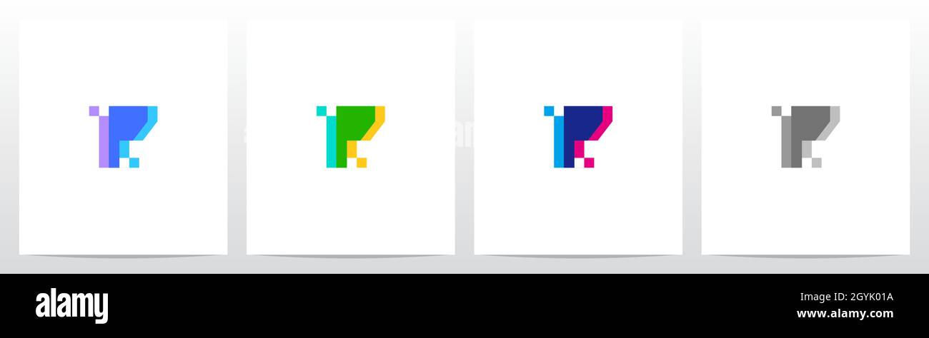 Merge Overlay Letter Logo Design P Stock Vector Image & Art - Alamy